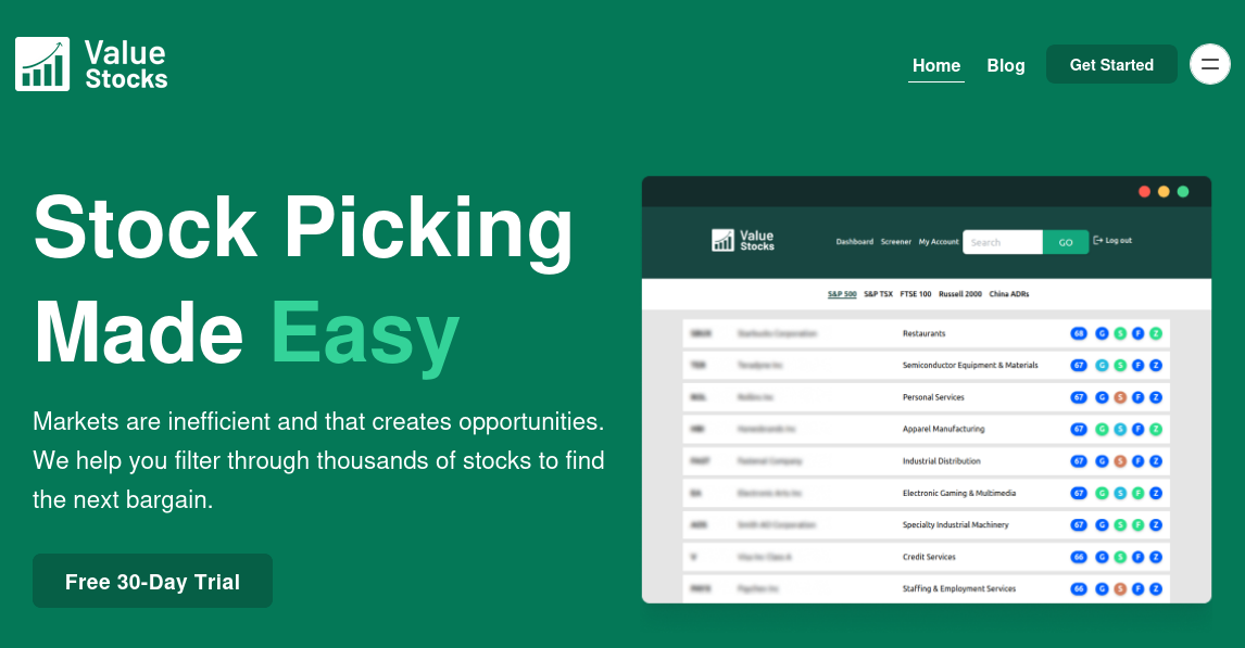 Stock Picking Made Easy